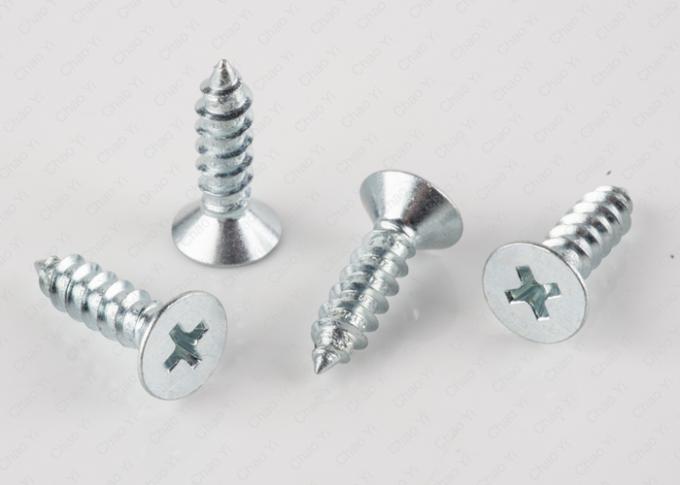 10x1 1 4 X 2 Self Tapping Screws For Steel , Self Threading Bolts