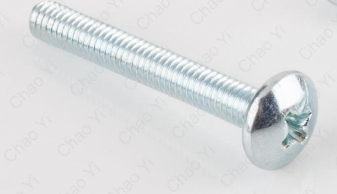 Slotted Metric Machine Screws Truss Head Carbon Steel DIN Standard