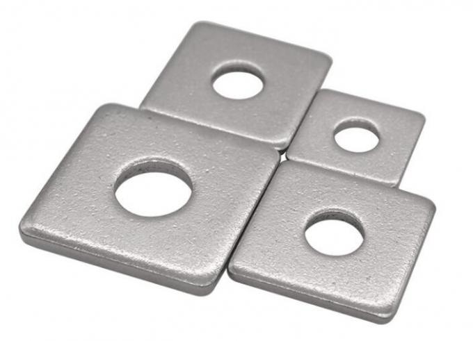 304 316 Stainless Steel Square Washers Galvanized DIN436 A4 - 80