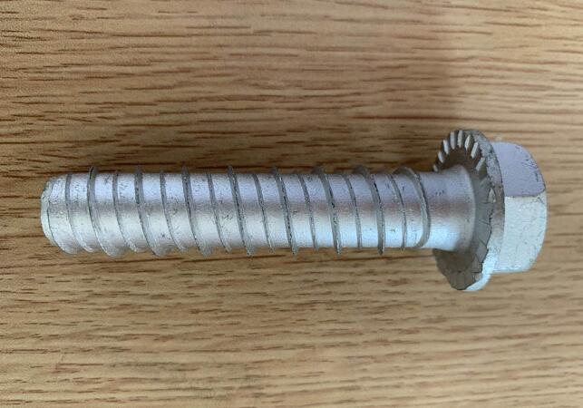 Hex Flange Head High Low Thread Concrete Self Tapping Bolt M6 M8 M10 ...